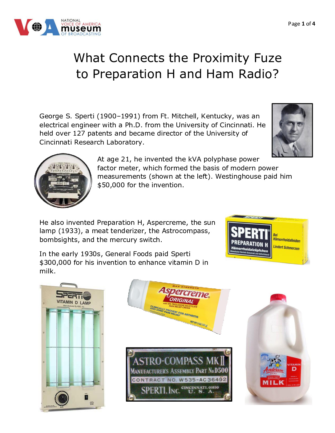 What Connects the Proximity Fuze to Preparation H and Ham Radio | VOA ...